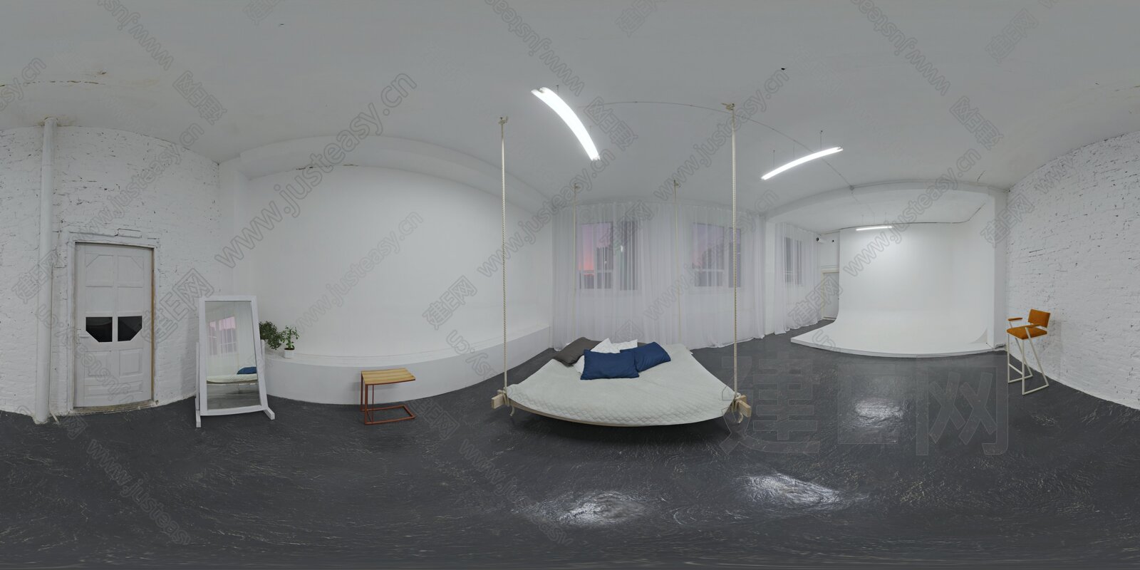 室内工作室HDR全景3d贴图下载[ID:106644786]_建e贴图