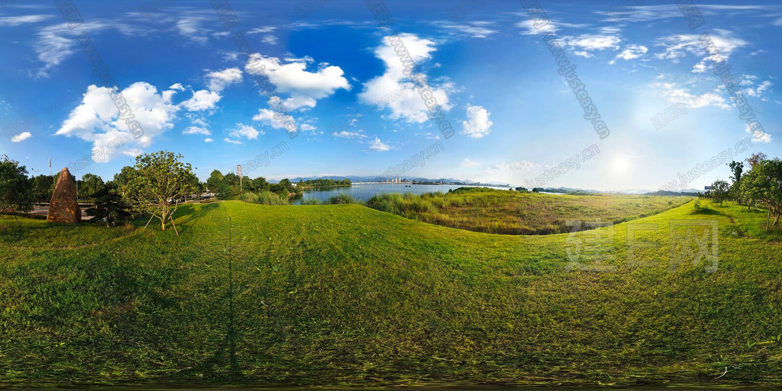 hdr天空-草地3d贴图下载[ID:101139819]_建e贴图