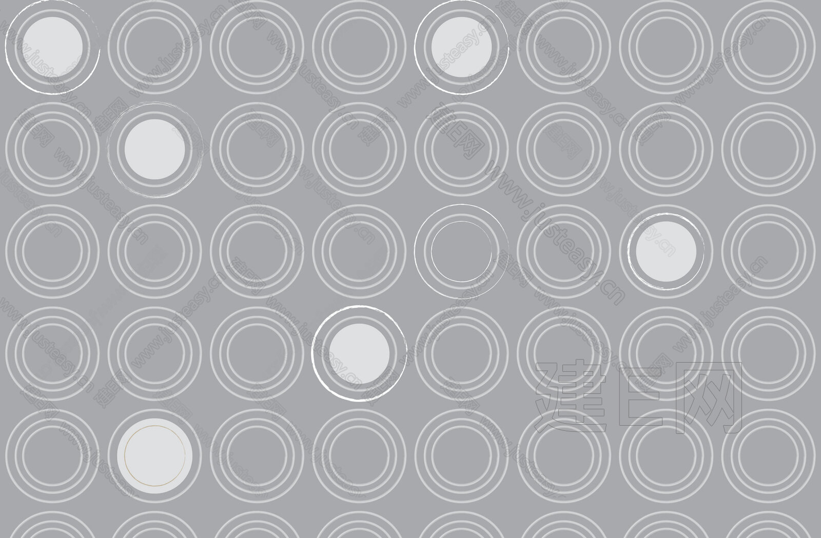 现代高级浅灰色几何抽象图案壁纸3d贴图下载[ID:110512194]_建e贴图