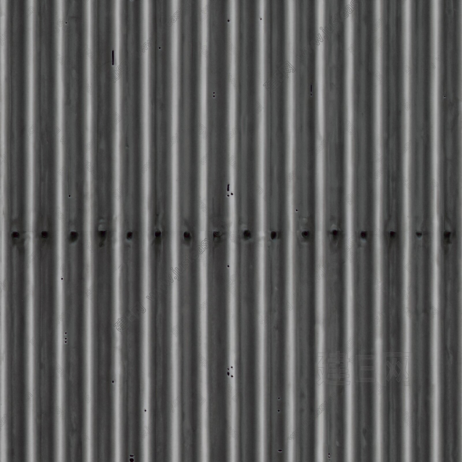 Grey desaturated Stainless Steel Shingles ultra realistic roof close up ...