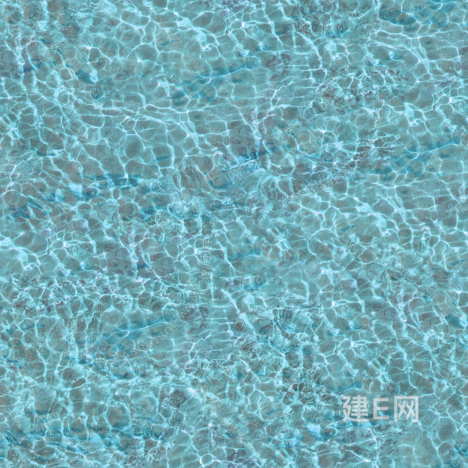 无缝游泳池 水面 泳池 水纹 水波纹3d贴图下载[ID:116873132]_建e贴图