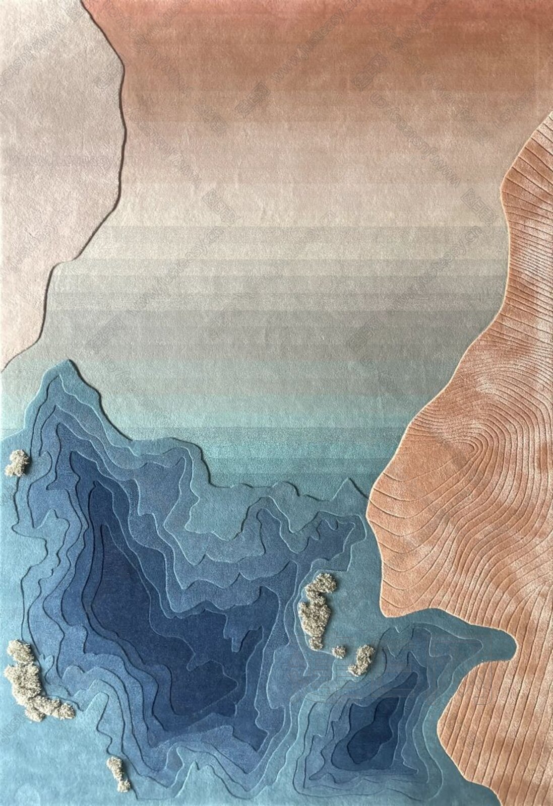 现代儿童彩色地毯3d贴图下载[ID:111827025]_建e贴图