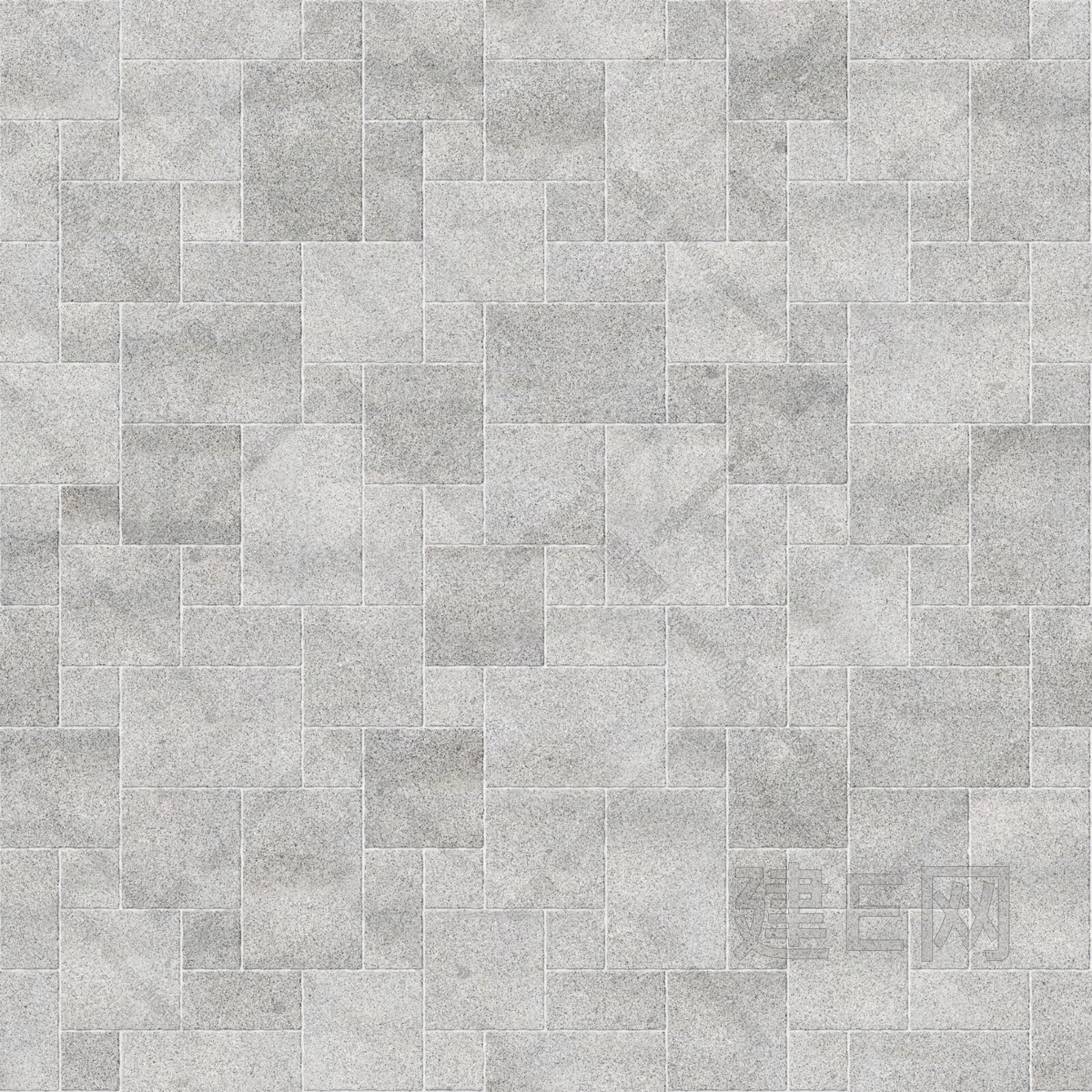 无缝砖石地面广场铺装地砖3d贴图下载[ID:101472772]_建e贴图
