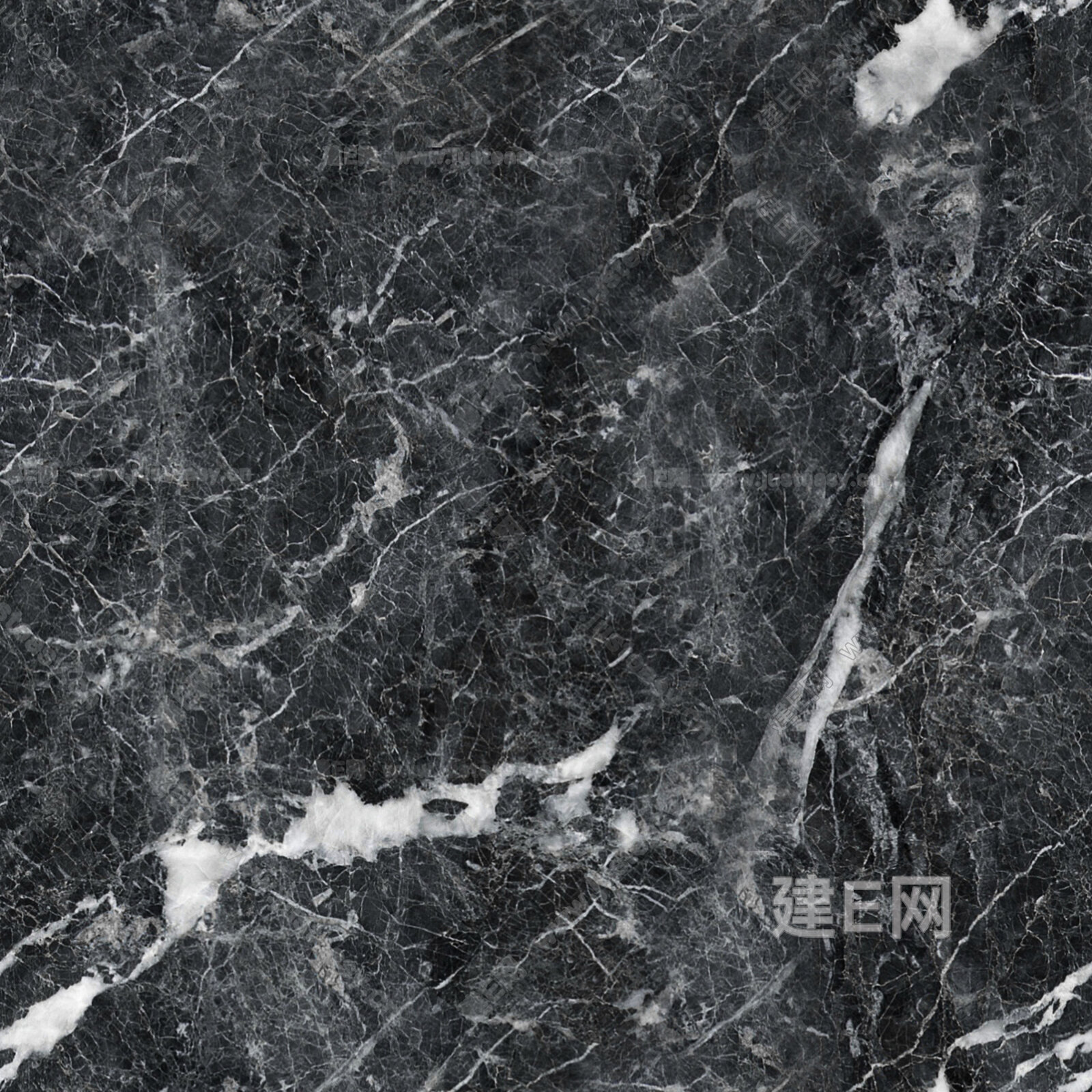 无缝深灰色大理石岩板瓷砖3d贴图下载[ID:112220812]_建e贴图